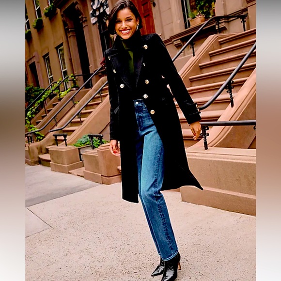 Express | Jeans | Nwt Modern Straight Super High Rise In Medium Wash ...